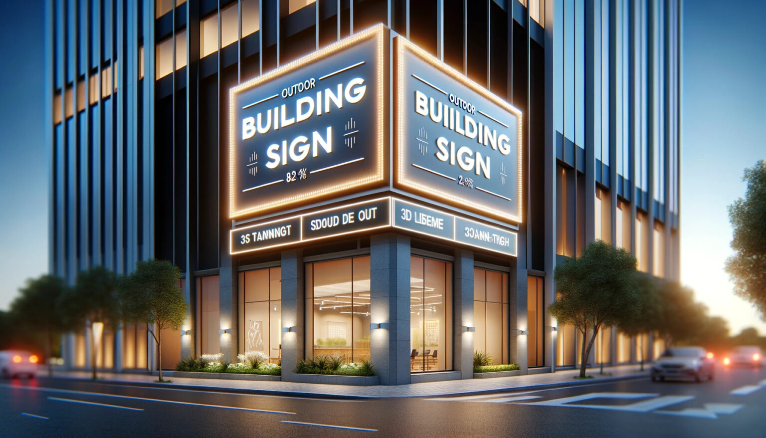 Outdoor Building Signs for Business - Glow Sign Board Maker in Mumbai ...